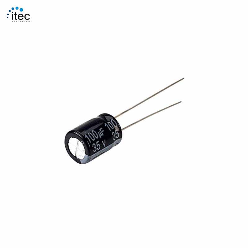 100UF 35V Electrolytic Capacitors - ITEC ELECTRONICS