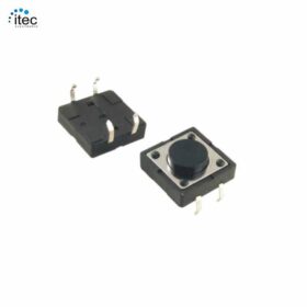Push Button Switch - 12mm - 4 pin - Tactile/Micro Switch - ITEC ELECTRONICS