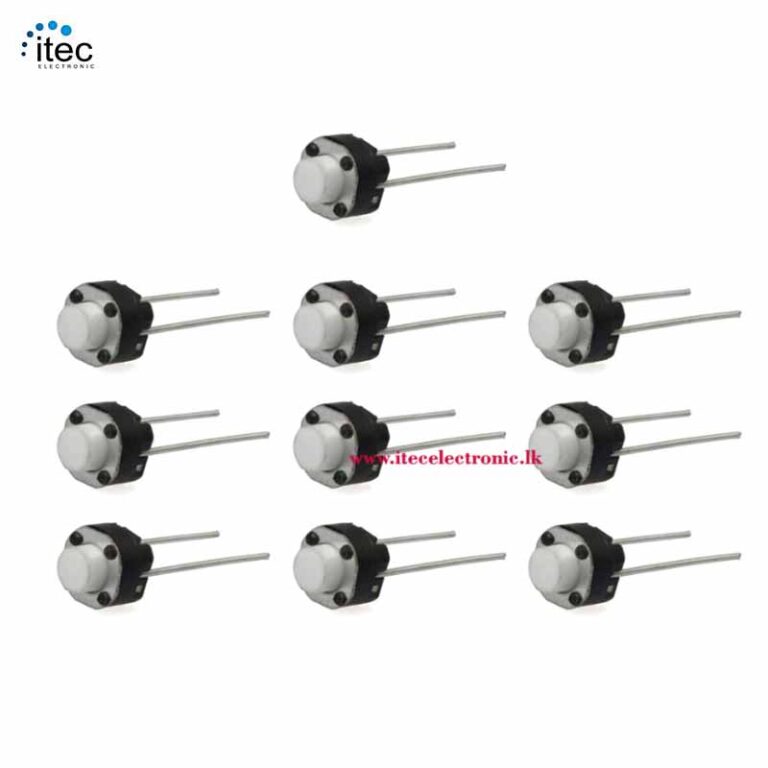Tactile Push Button Switch 2 Pin 6x6x5mm DIP Round Micro Switch Tact ...